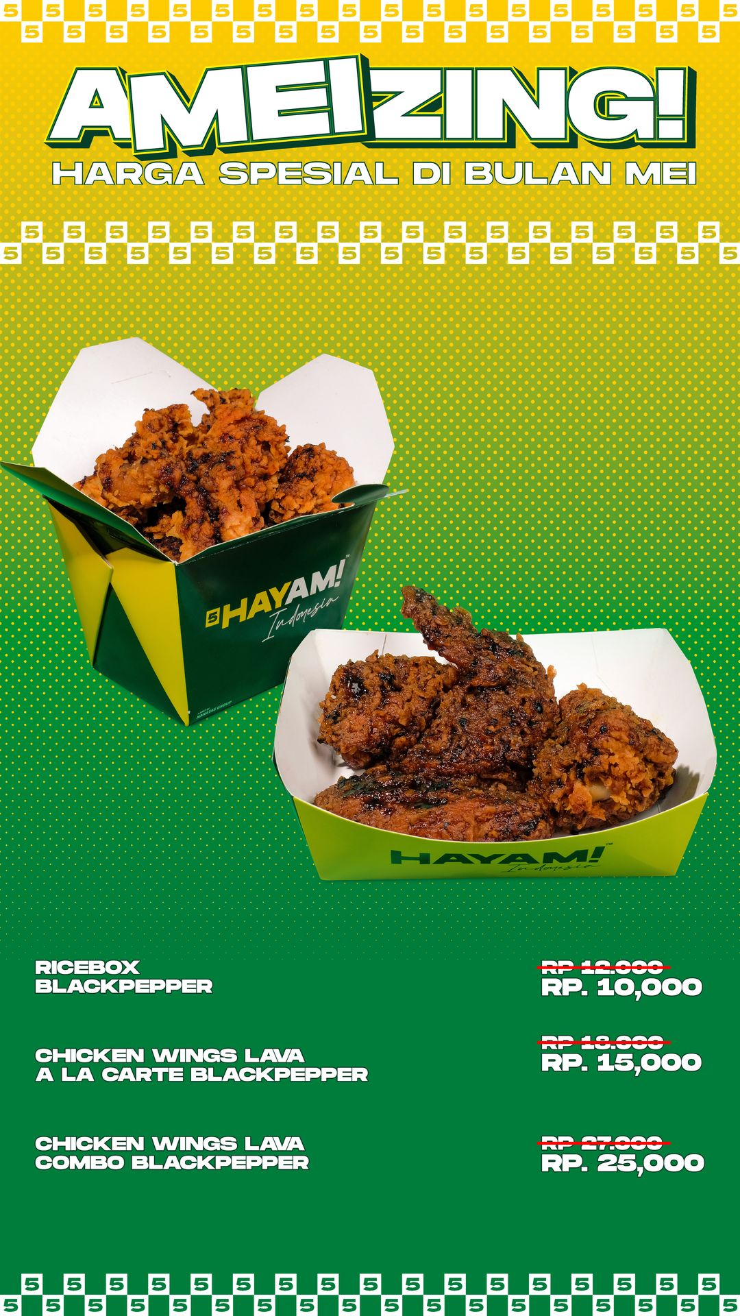 Promo | 5 Hayam Indonesia